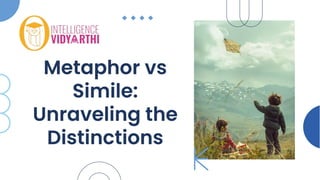 Difference between a metaphor and a simile | PPT