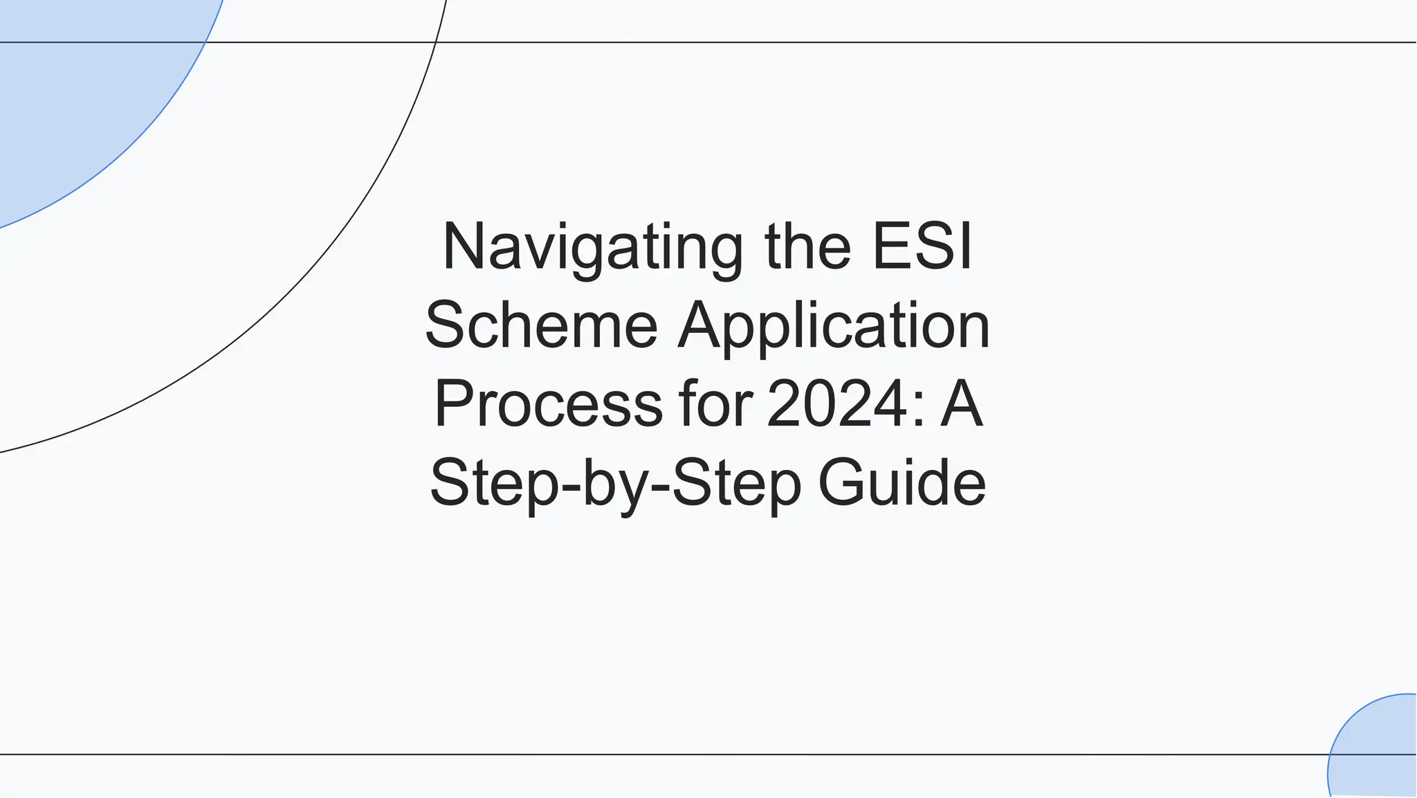 How To Apply For The ESI Scheme In 2024? | PDF