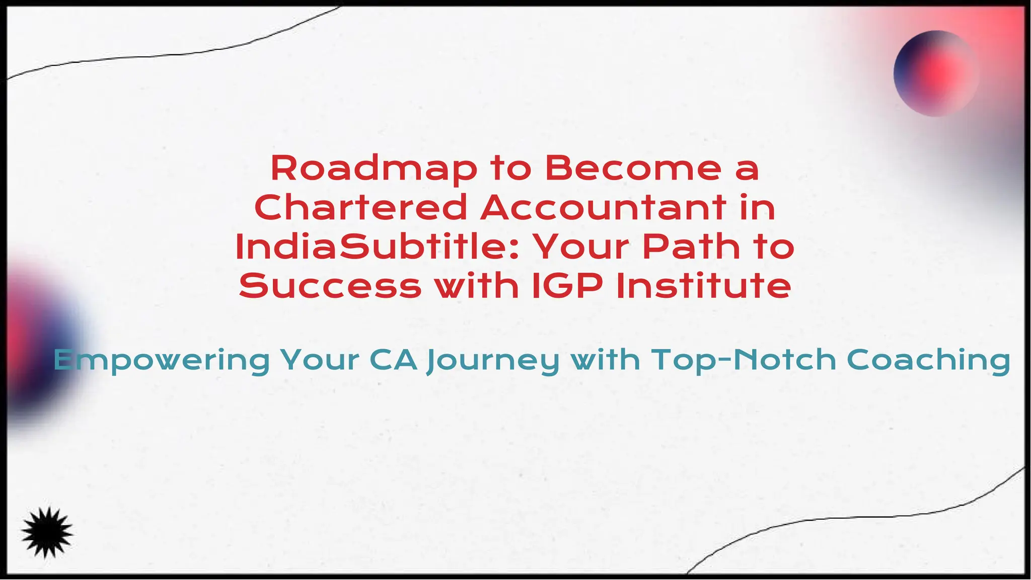 roadmap to became a charted accountancy. | PDF