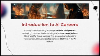 Navigating Tomorrow: Optimal AI Career Paths for Future Success | PDF