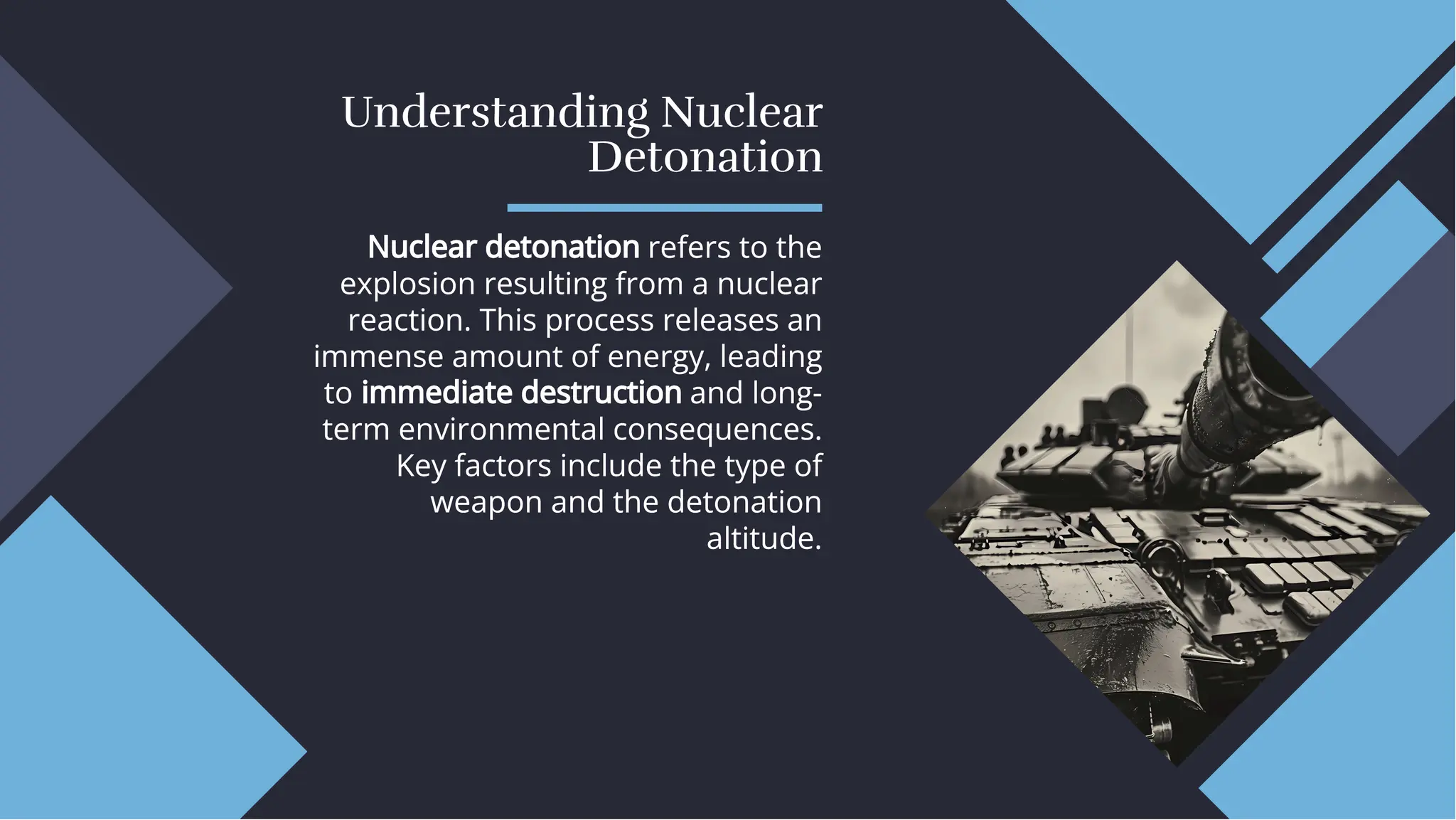 nuclear detonation procedures environmental impacts and consequences | PDF