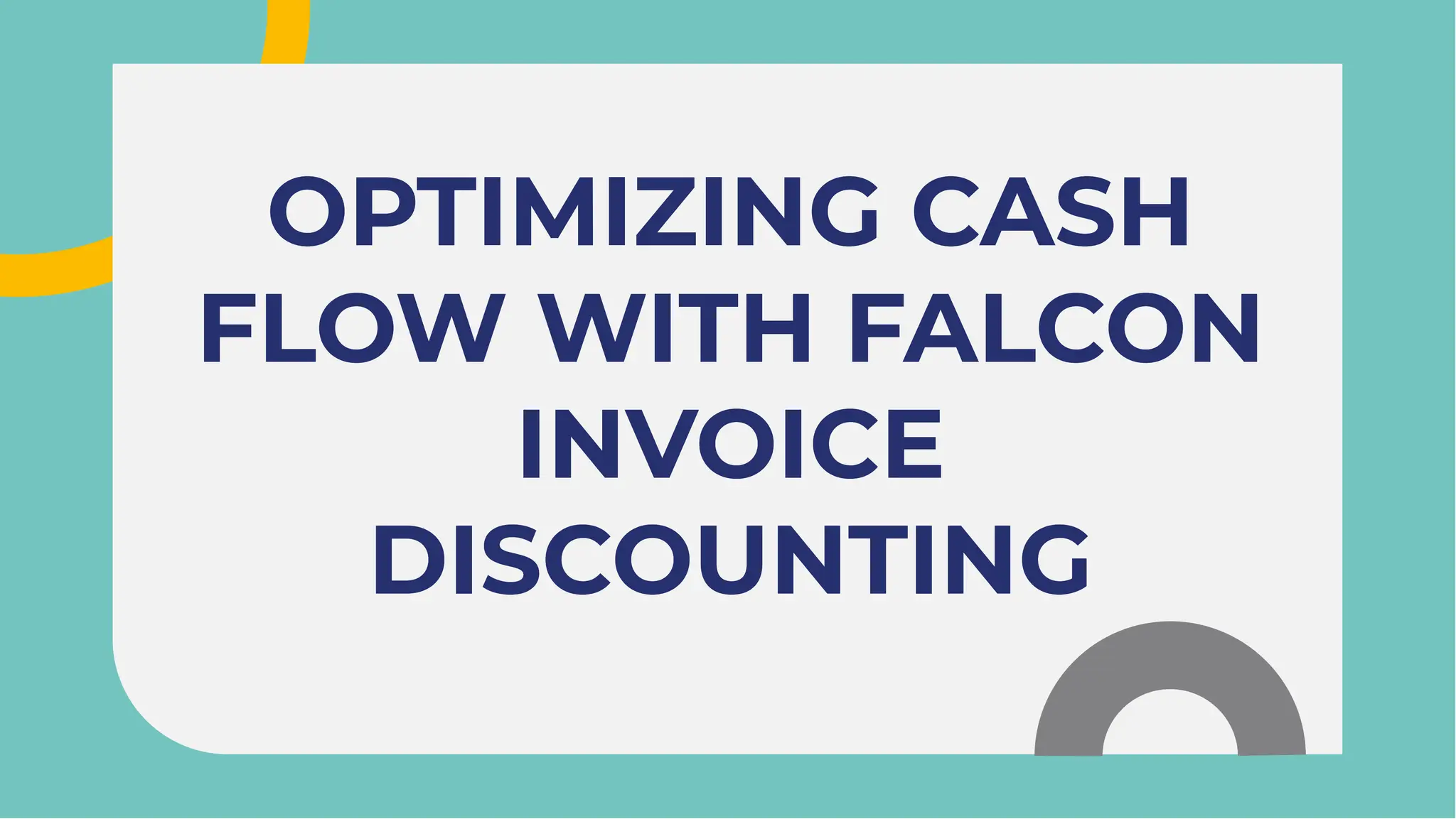 Falcon Invoice Discounting: Boost Your Cash Flow Effortlessly | PPT