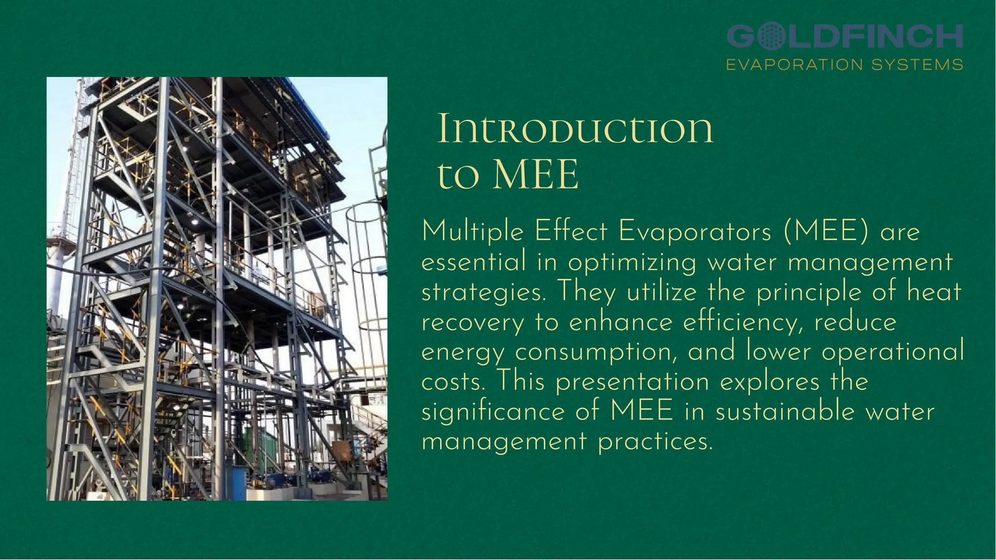 Enhancing Water Management with Multiple Effect Evaporators (MEE) | PDF