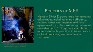 Enhancing Water Management with Multiple Effect Evaporators (MEE) | PPT