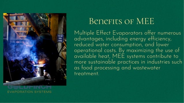 Enhancing Water Management with Multiple Effect Evaporators (MEE) | PPT