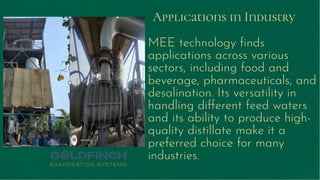 Enhancing Water Management with Multiple Effect Evaporators (MEE) | PPT