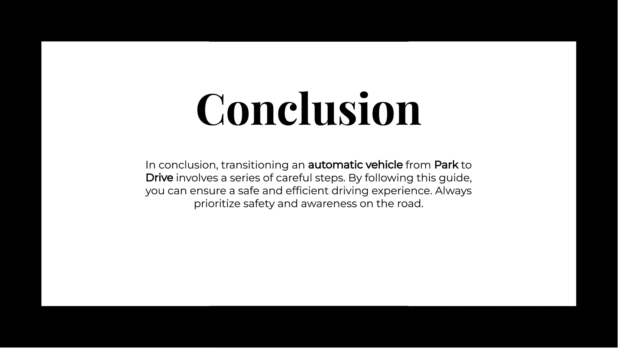 Automatic car driving steps to steps.pdf