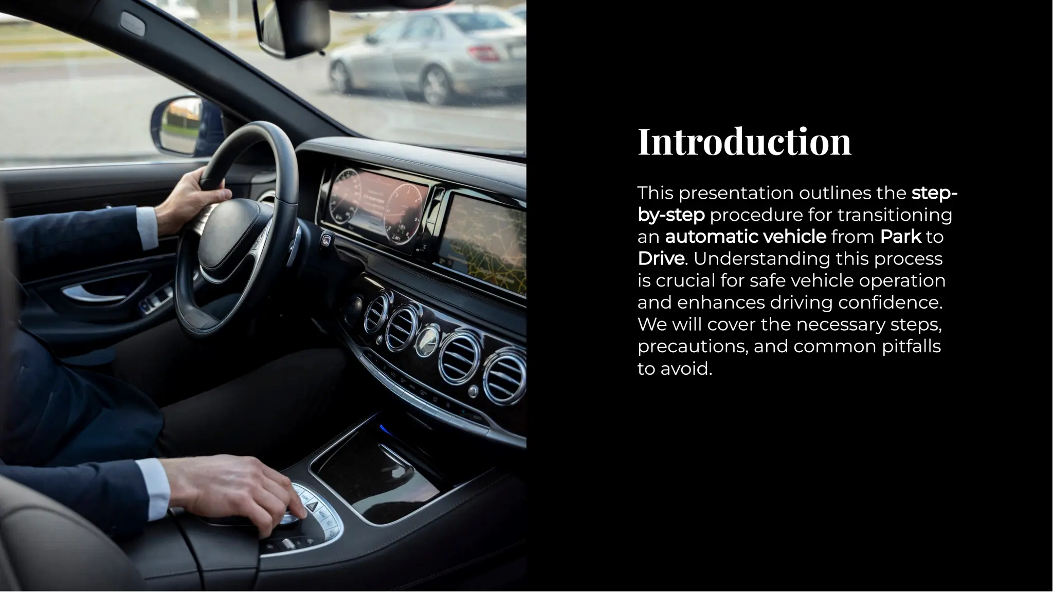 Automatic car driving steps to steps.pdf