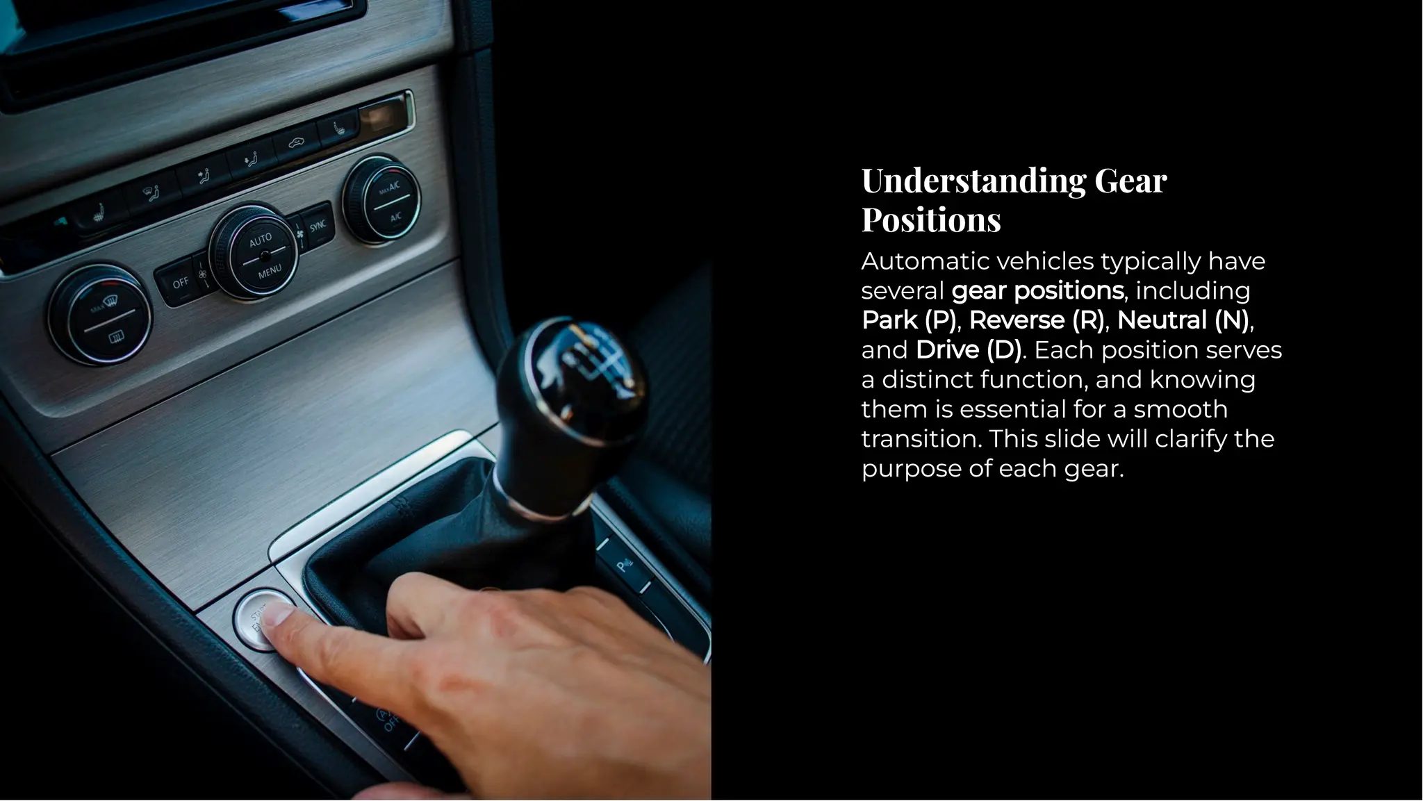 Automatic car driving steps to steps.pdf