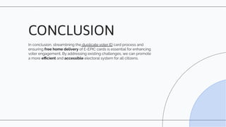 Duplicate Voter ID Card Process : Get E-EPIC Voter Card Delivered to ...