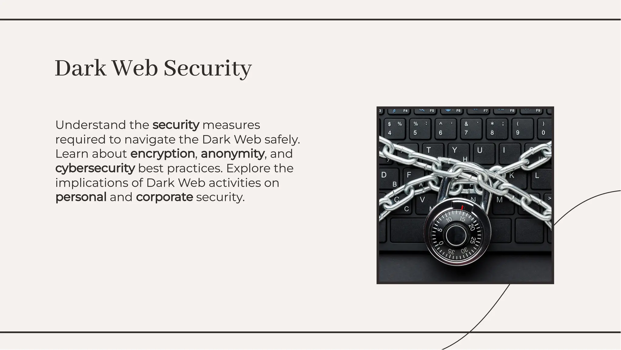 The hidden world Navigating the Dark Web | PDF