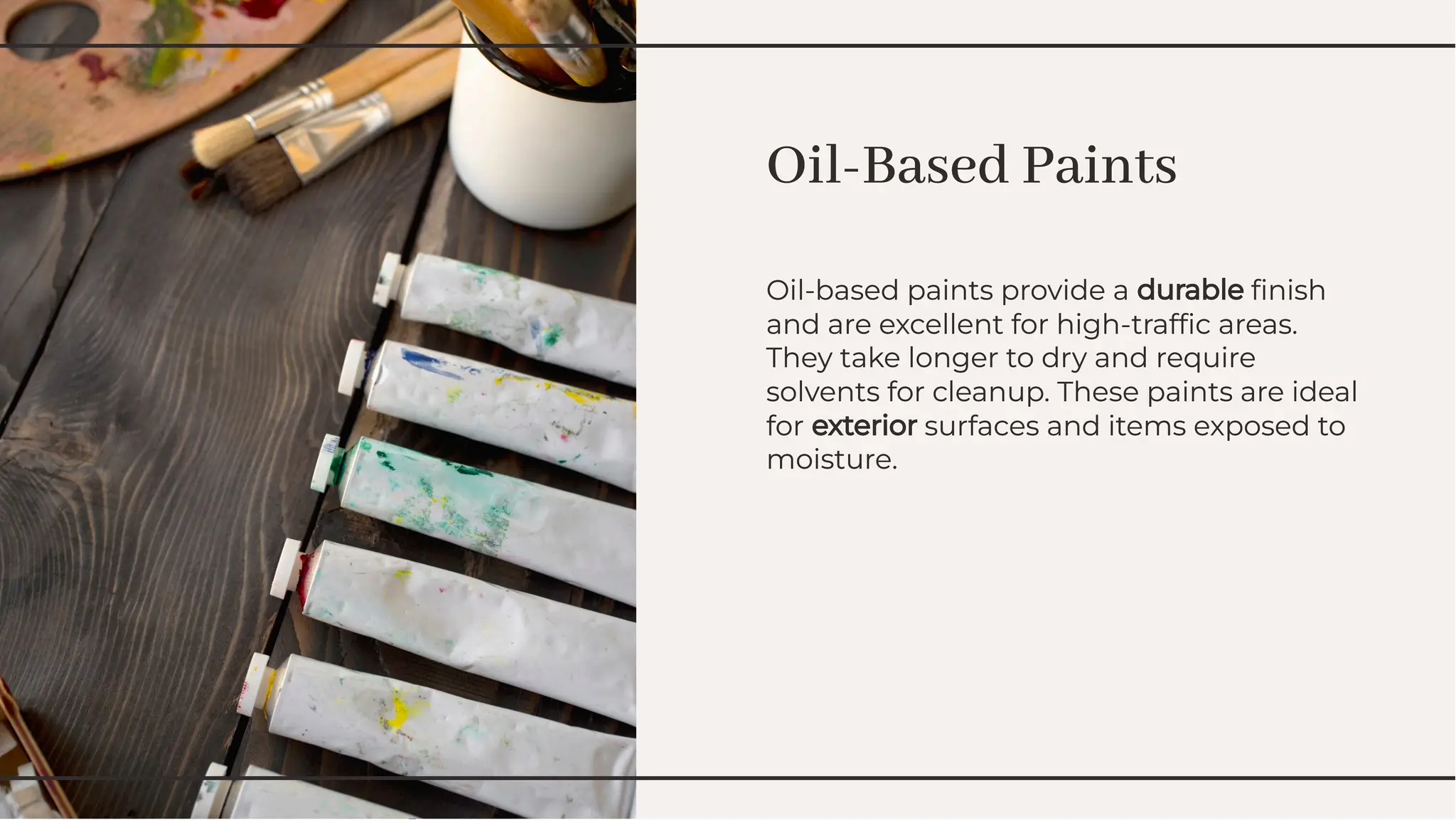 Paints and its Compostion and its types and application | PDF