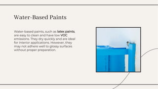 Paints and its Compostion and its types and application | PDF ...