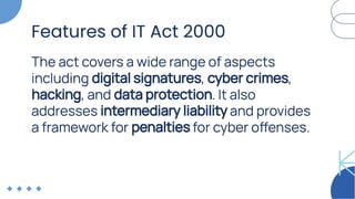 Understanding about Information Technology Act,2000 | PPT
