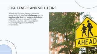 IC Scheme MSME 2024 - Global Potential For International Cooperation ...