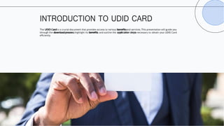 UDID Card Download, Benefits & Application Process | PDF