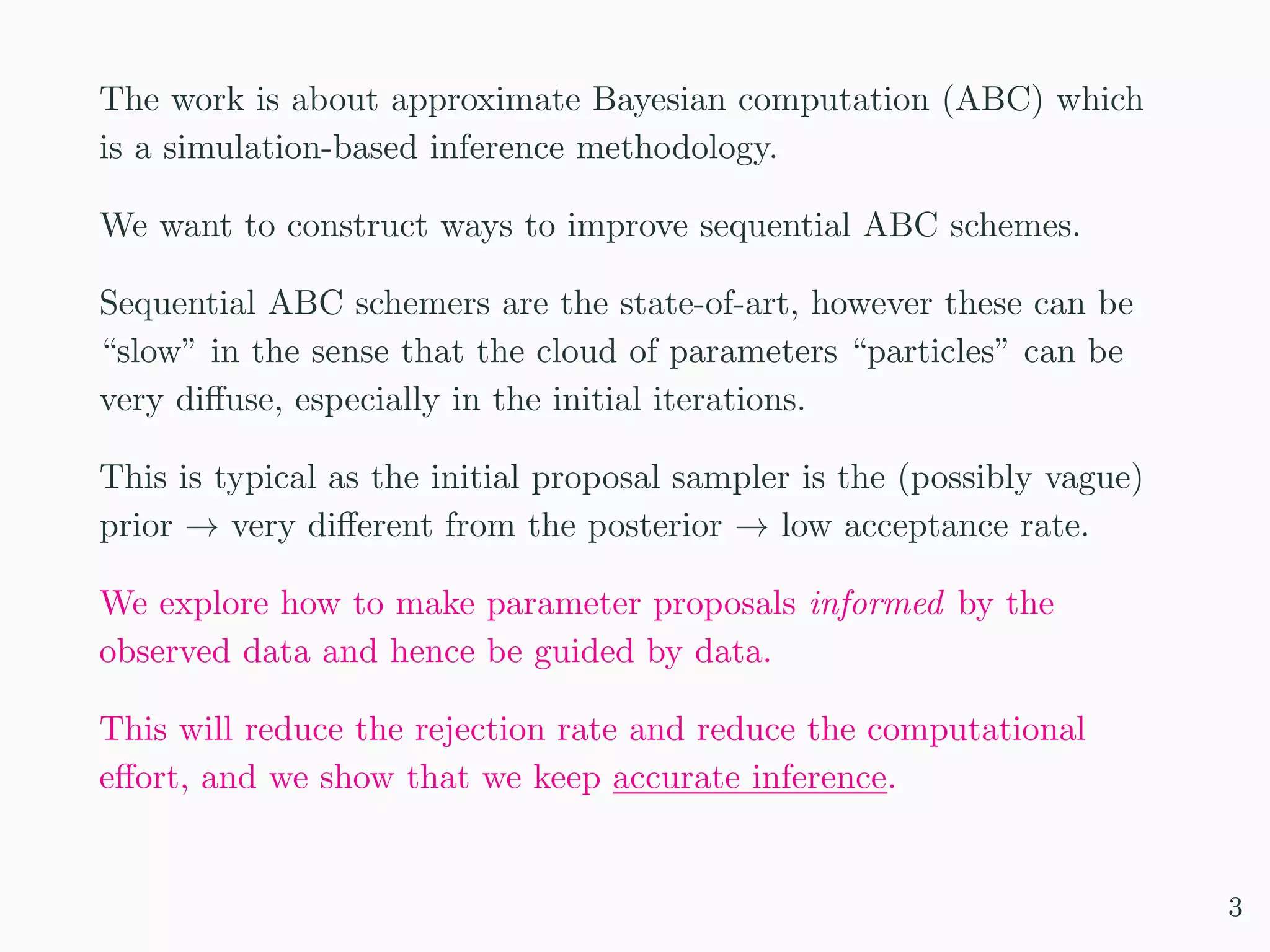 Guided sequential ABC schemes for simulation-based inference | PPT