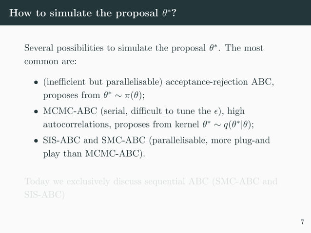 Guided Sequential Abc Schemes For Simulation Based Inference Ppt