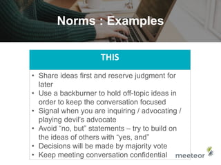 Meeting Best Practices Overview | PPTX | Resume Writing and Advice ...