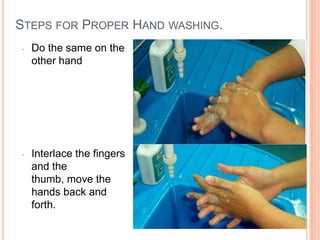 Slides hand safety & hygiene | PPTX