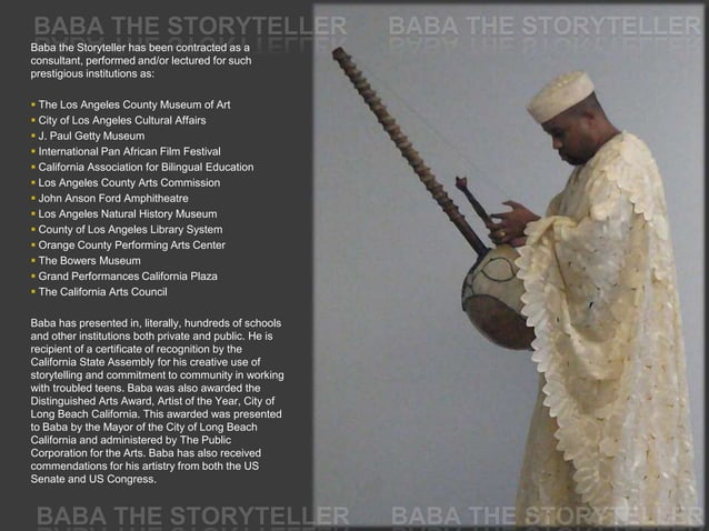 Baba the Storyteller | PPTX | Museums & Galleries | Attractions