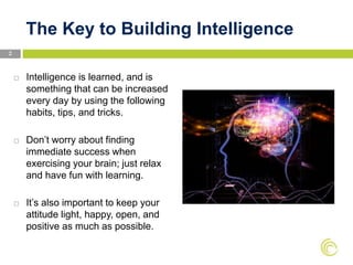 10 Daily Tips to Boost Your Intelligence | PPTX