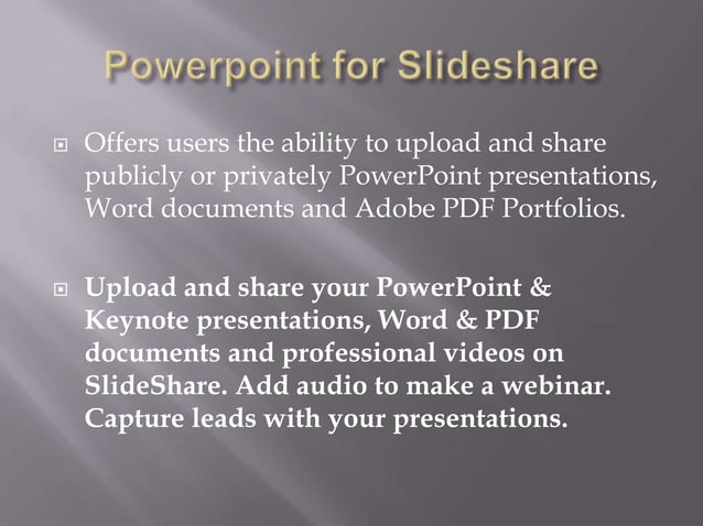 Slideshare | PPT
