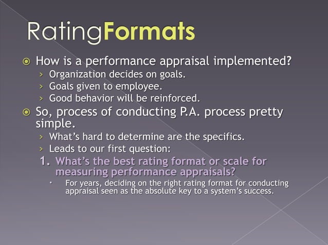 Performance Appraisal (Updated) | PPTX | Human Resources | Business
