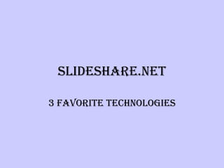Slideshare | PPT
