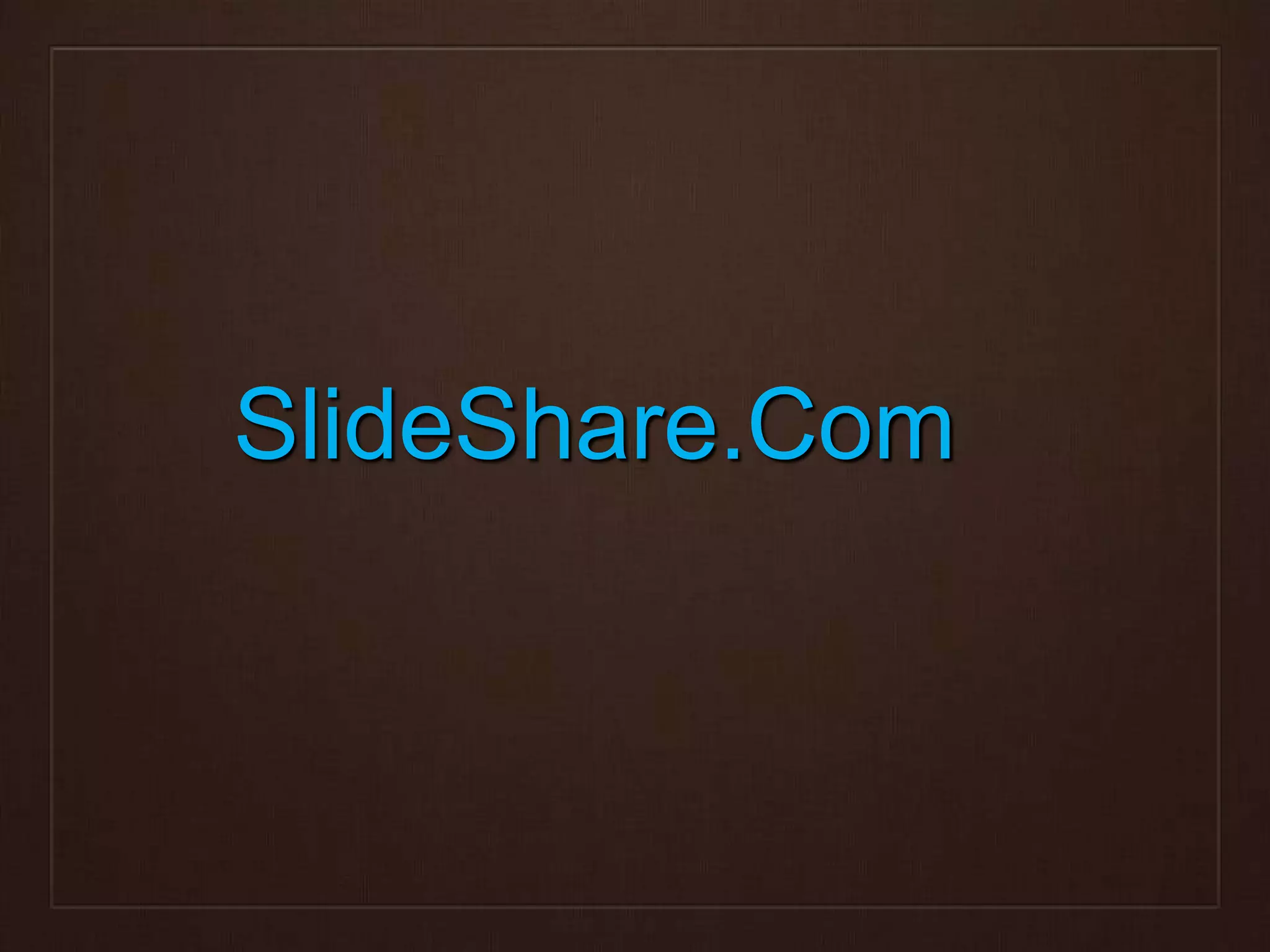 Slideshare | PPTX