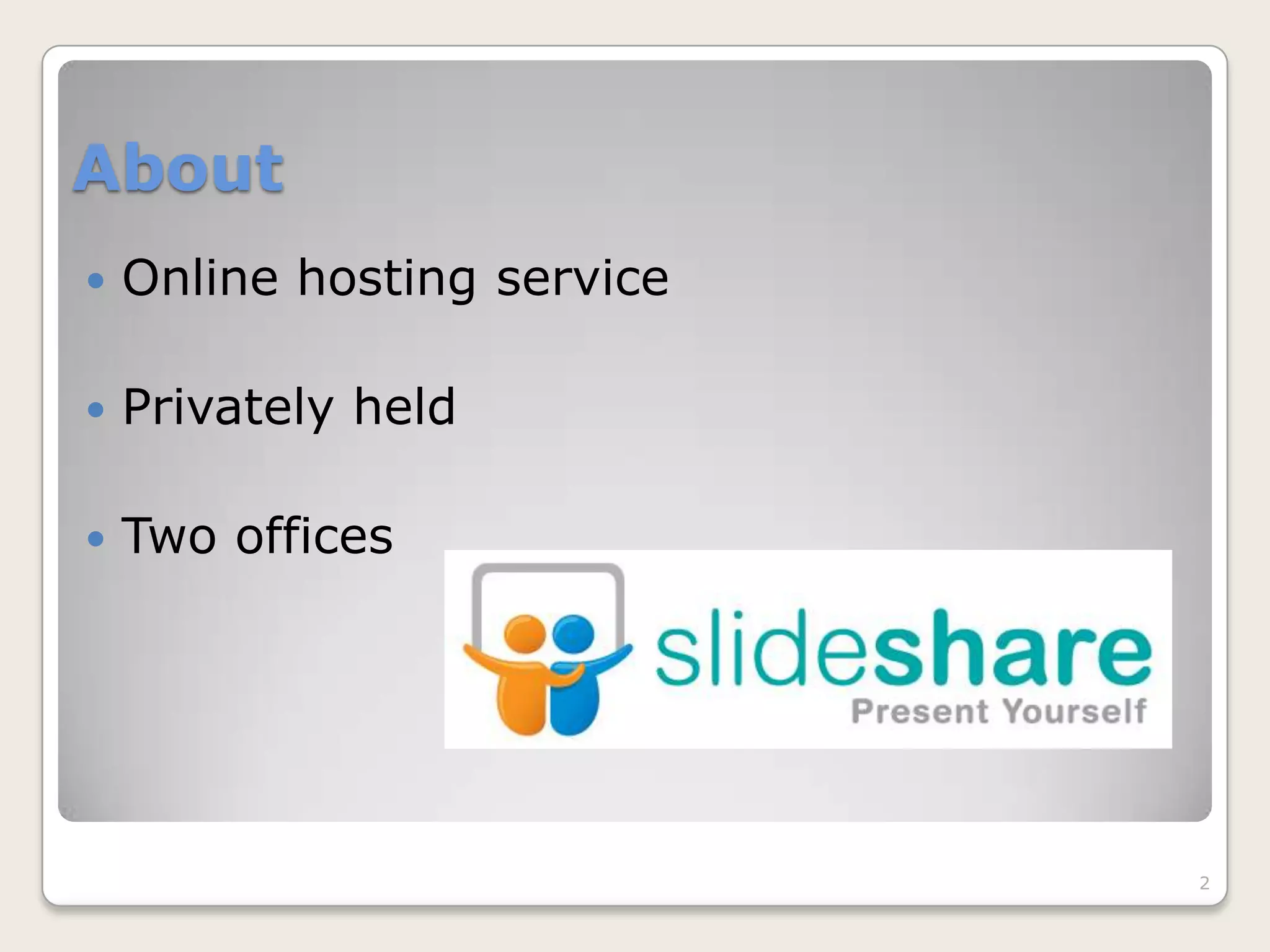 SlideShare VCF Project | PPTX | Business | Business and Finance