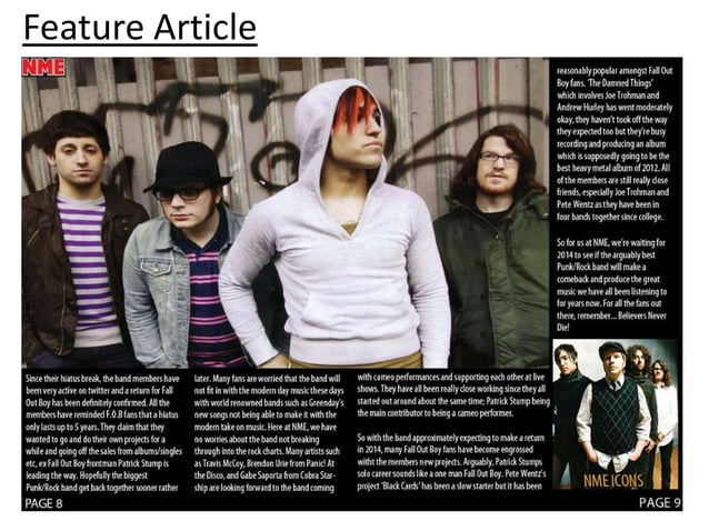 Fall Out Boy Magazine | PPTX