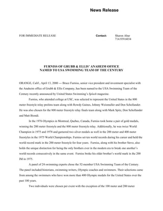 Furniss News Articles | PDF