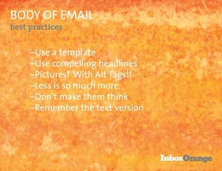 Quick email best practices overview | PDF