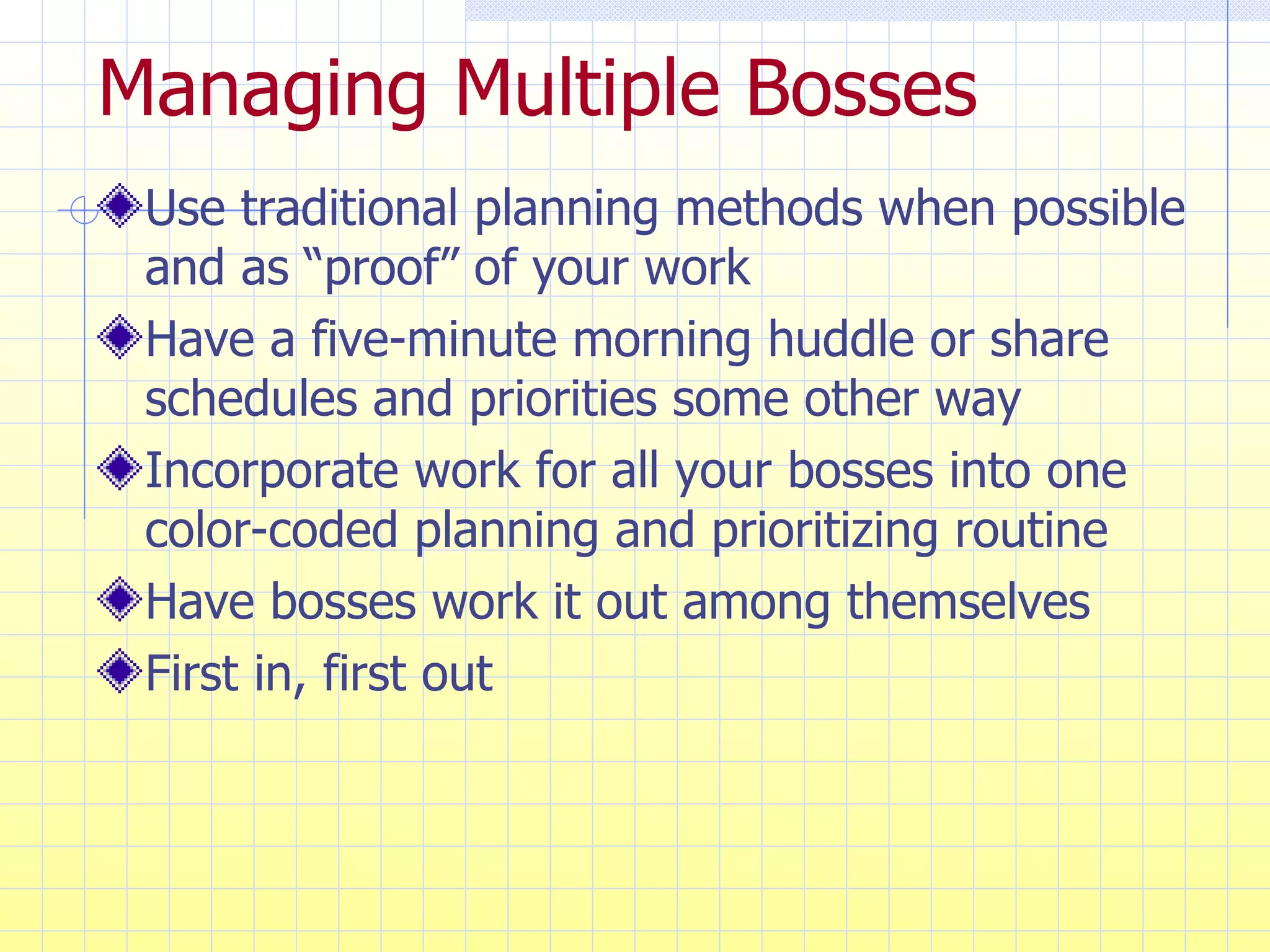 Time and Priority Management | PPT