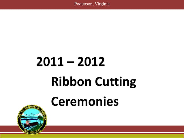 Ribbon Cutting Ceremonies | PPT