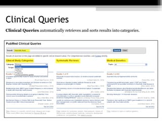 PUBMED: Searching and Search Features | PPT