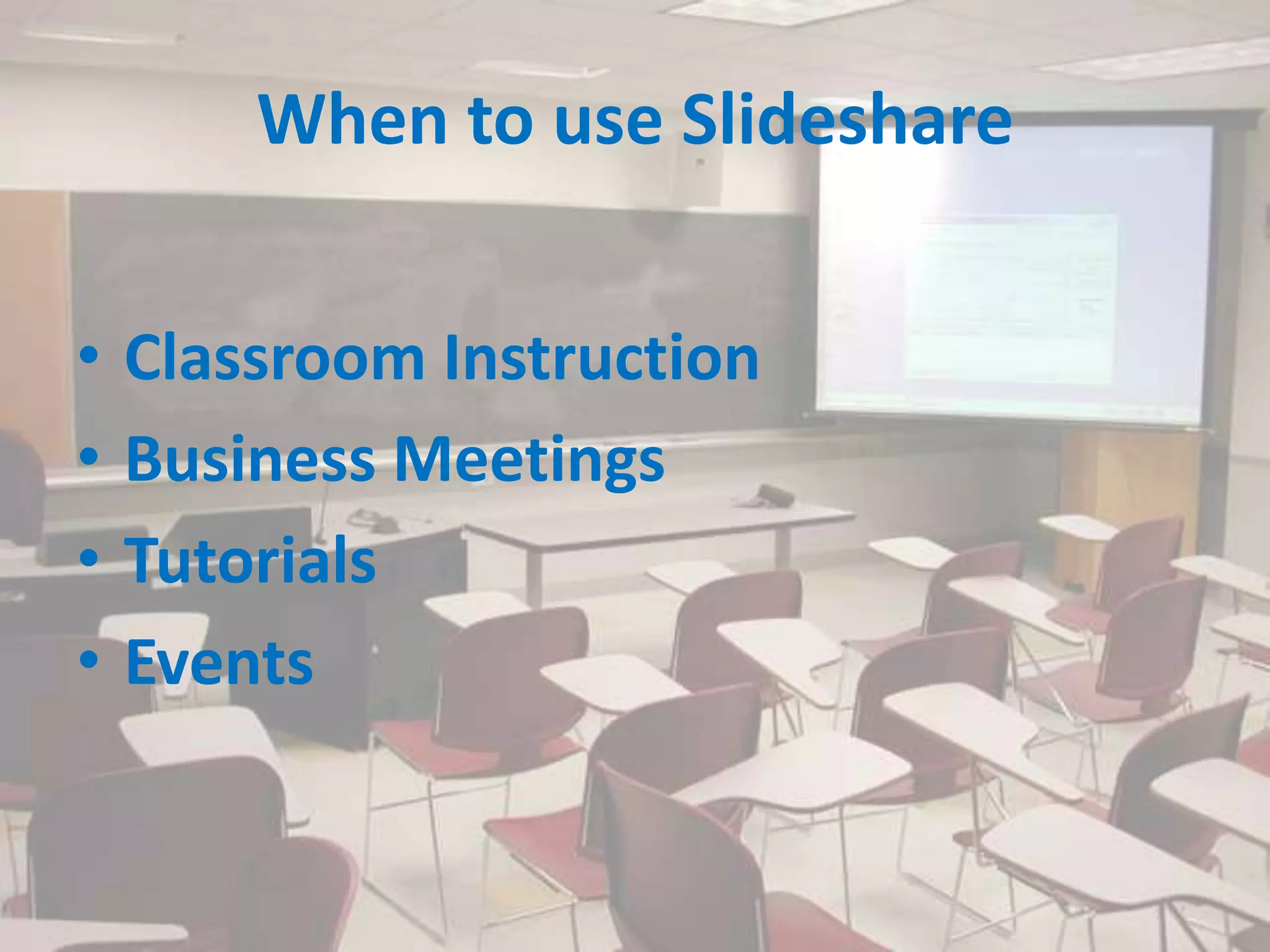 Slideshare presentation | PPTX