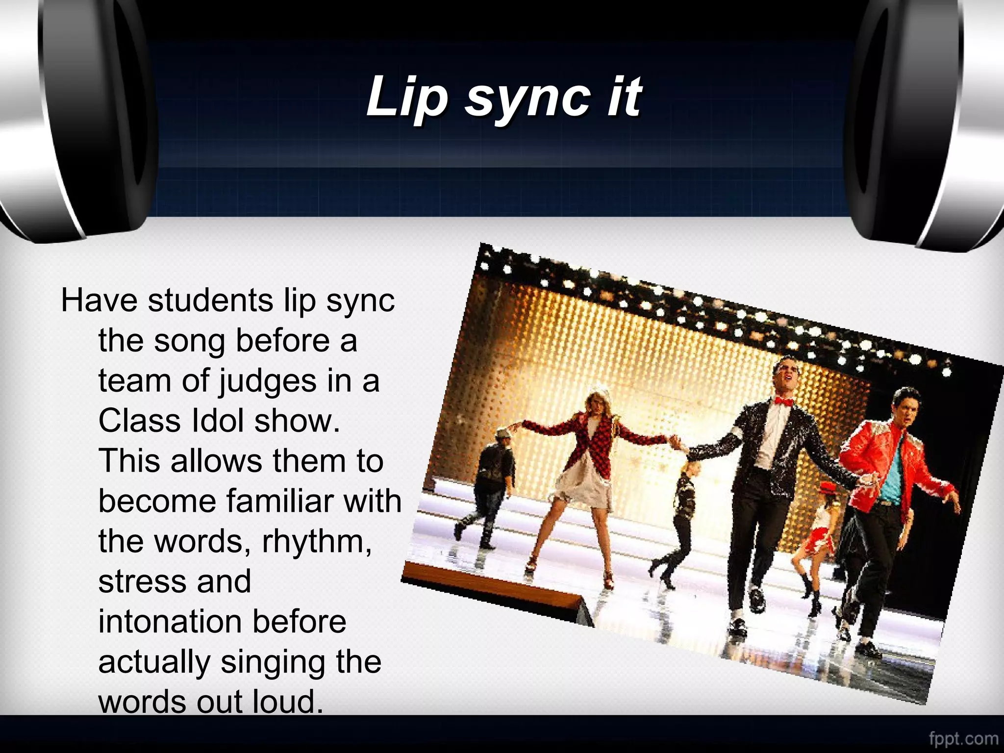 Using Songs in the English Classroom | PPT | Children\'s Music | Music