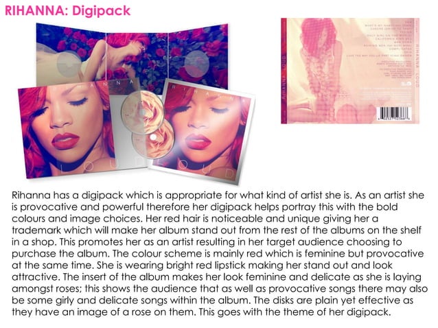 Analysis of pop digipacks | PPT