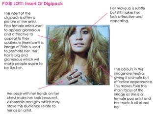 Analysis of pop digipacks | PDF | Makeup and Accessories | Beauty