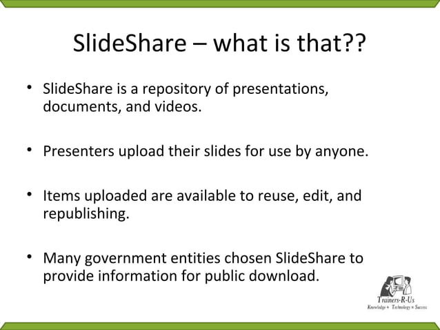 Tech Tools with Tine - 1 Hour of Slideshare | PPT | Web Conferencing | Computer Software and ...
