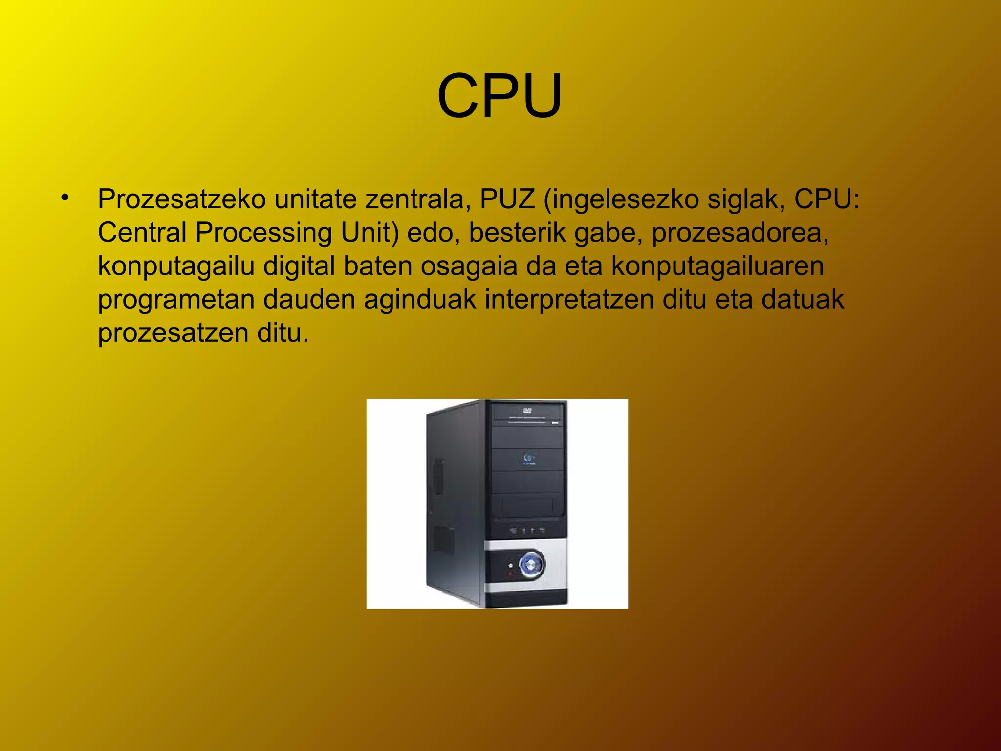 Informatika lanaren informazioa | PPT