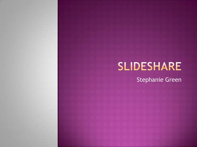 Slideshare | PPTX | Web Design and HTML | Internet