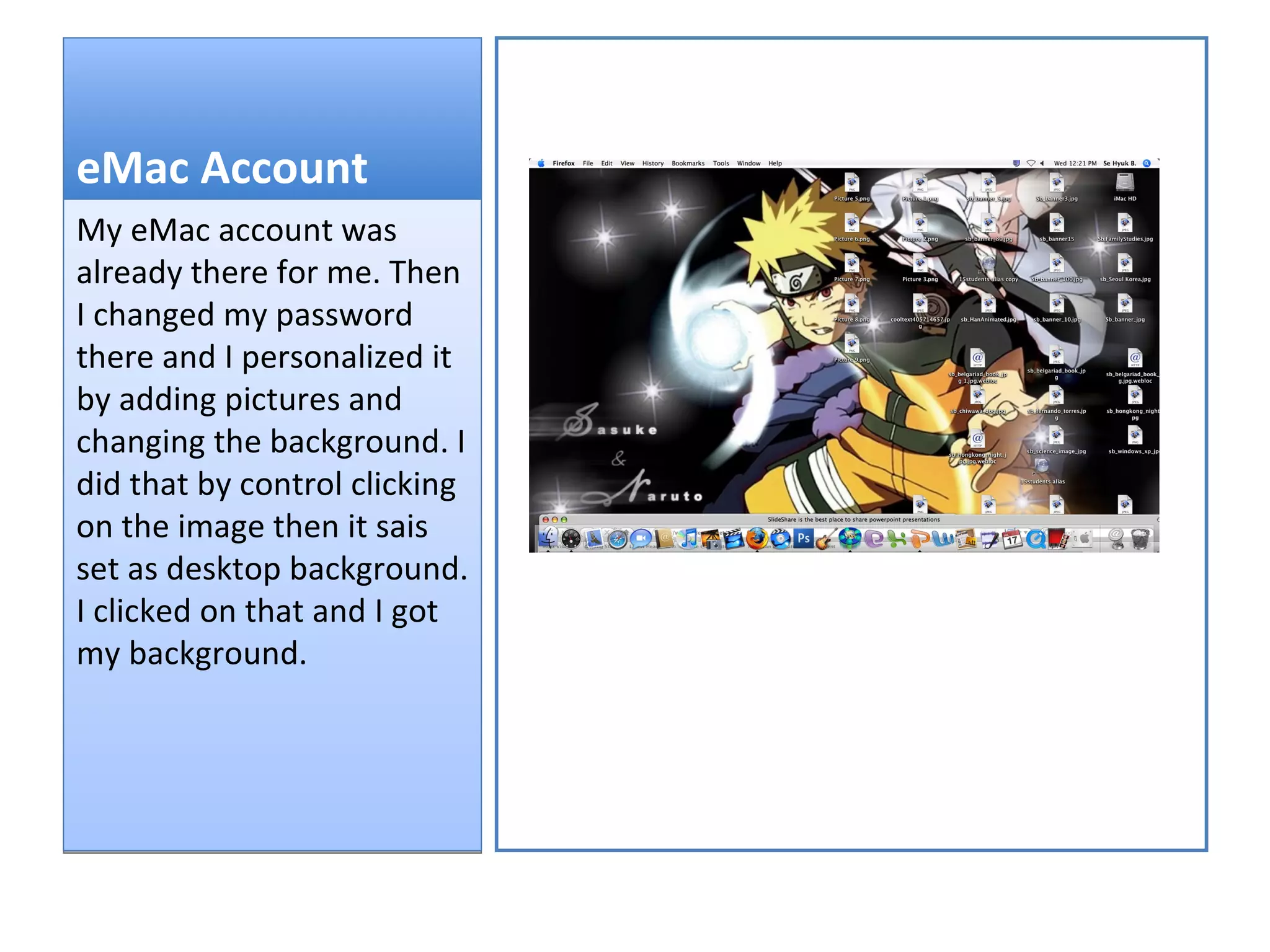 My eMac Desktop | PPT