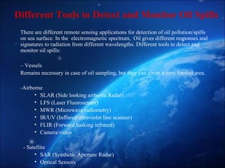 Different Tools to Detect and Monitor Oil Spills Aerial Observation ...
