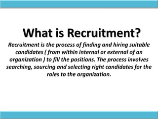 Types of Recruitment | PDF