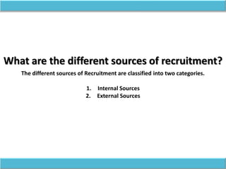 Types of Recruitment | PDF