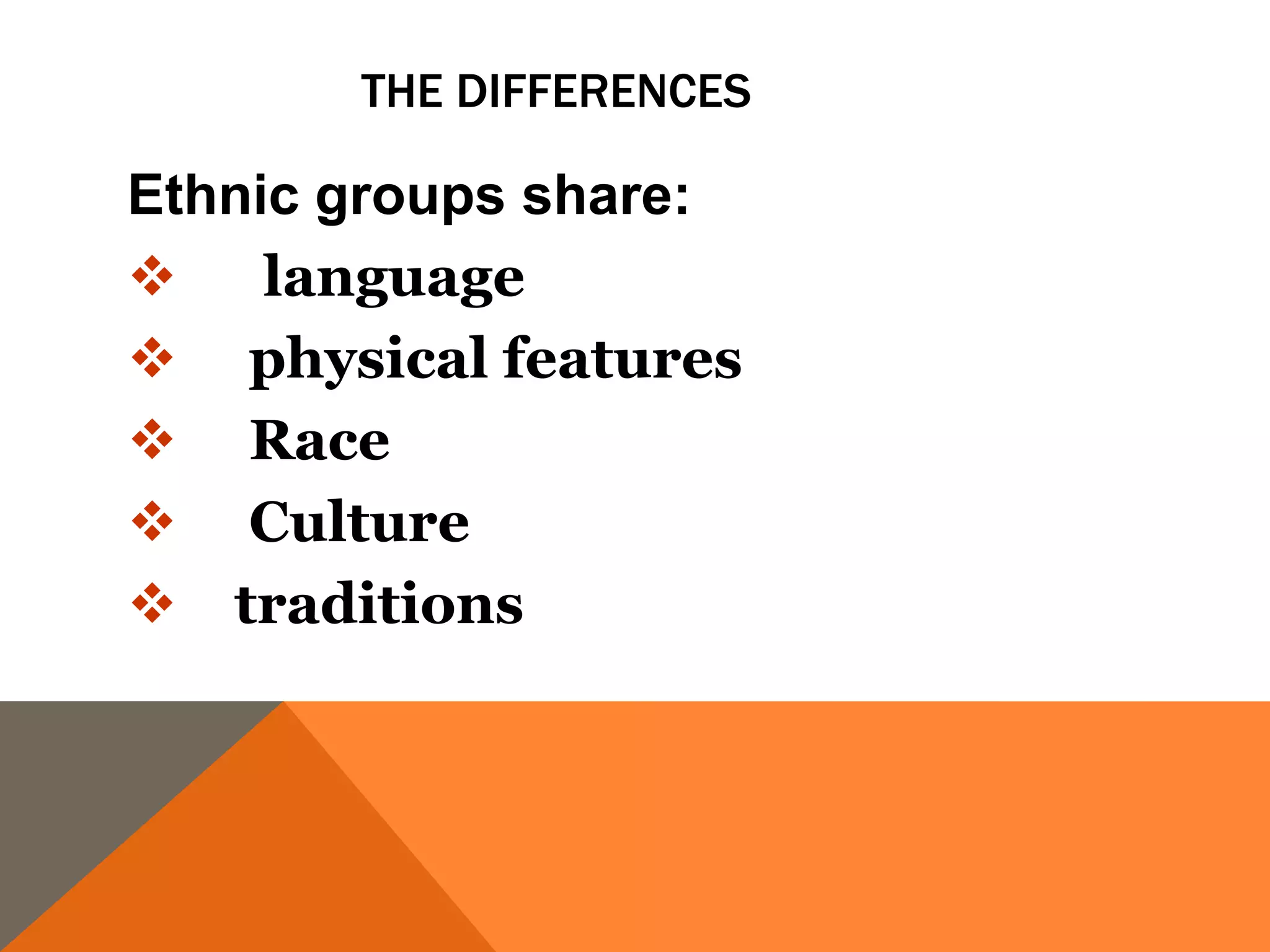 Ethnic and Religious groups | PPTX