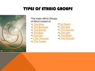 Ethnic and Religious groups | PPTX